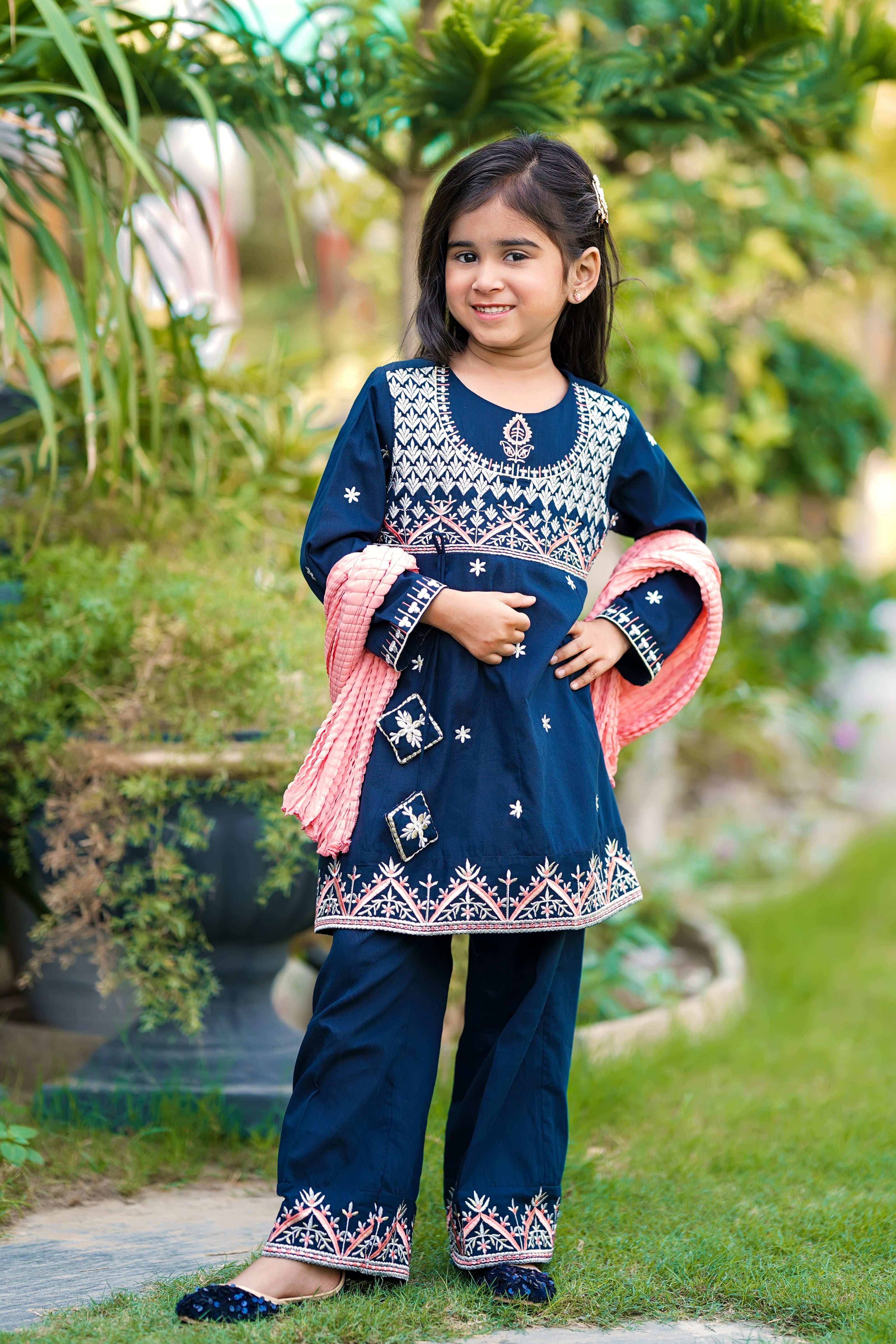 Girls Suit Wear Ochre