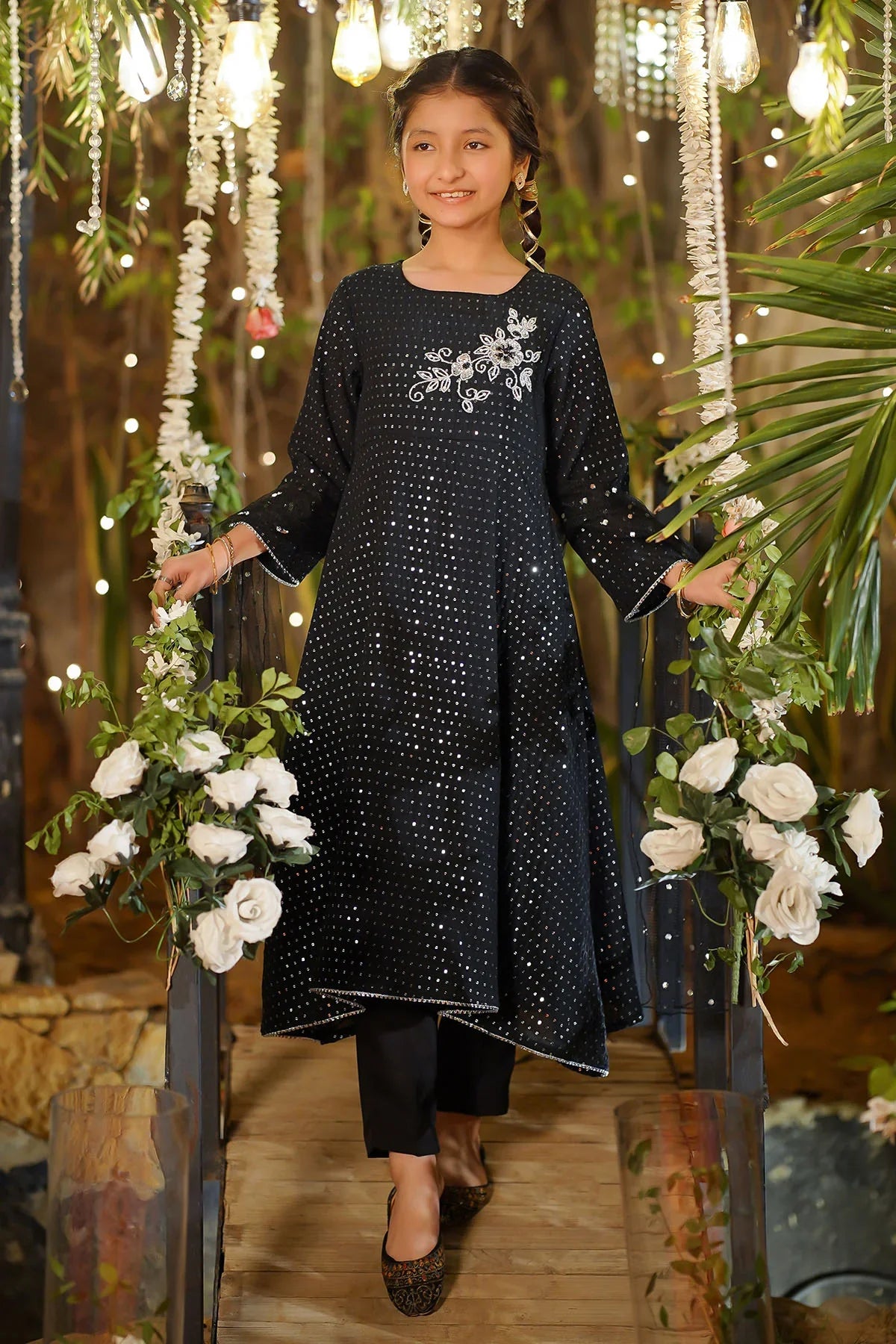 Chiffon Hand Adda Work 3 Pc Suit - Latest Dress Designs for Girls ...