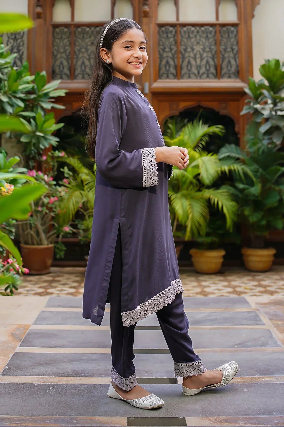 Rod Silk Embellished 2 Pc Suit – Wear Ochre